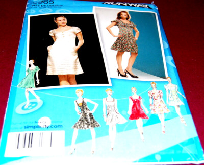 Simplicity Pattern # 2965 - Eight Styles Women's Dresses - Size 4-12 ...