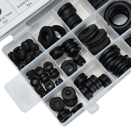 125 Pc Rubber Grommet Assortment Set Fastener Kit Blanking 18 Popular ...