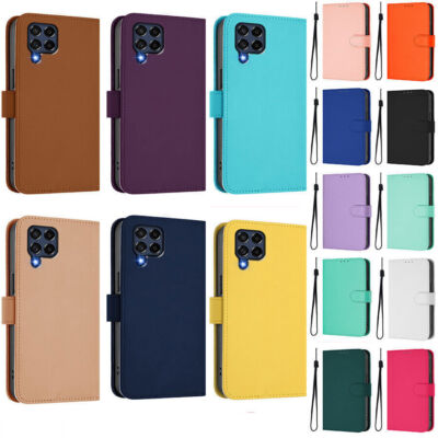 PU Leather Candy Color Wallet Phone Case for Samsung M33 M53 M14 M62 ...