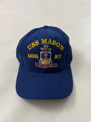 The Corps USS Mason DDG 87 STT Bright Blue Baseball Cap One Size | eBay