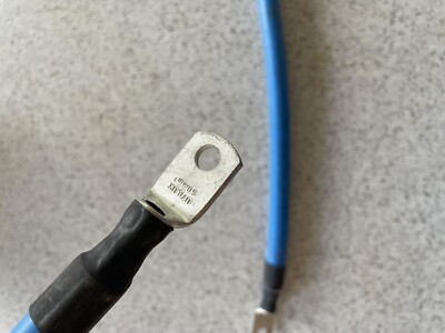 50mm2 x 390mm battery link cables (2 off = 1 Pair) | eBay