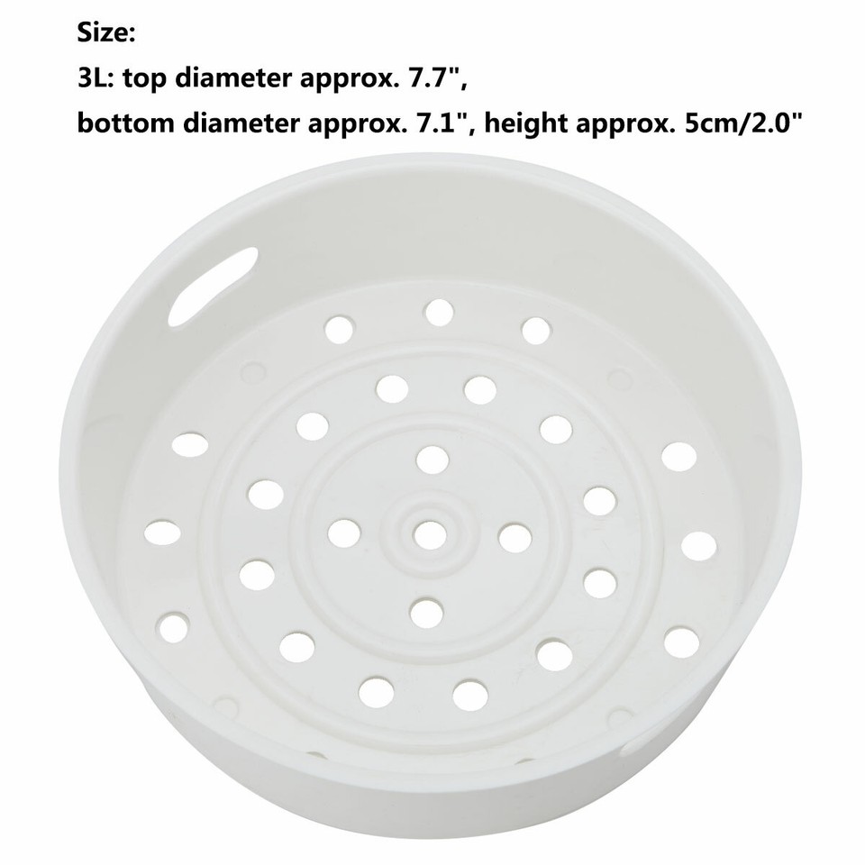 3-4/5L Steamer Steaming Rack Stand Steam Basket for Rice Cooker Warmer ...