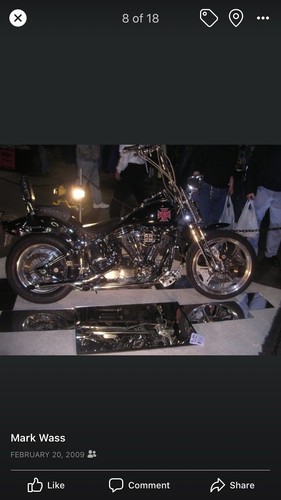 1989 Springer Softail Actually Has Historic Plates Custom Rebuilt In ...