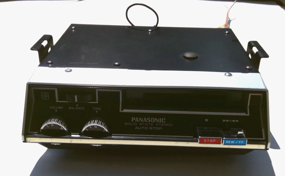 Vintage Panasonic RS-2465 under dash car cassette player vehicle audio ...