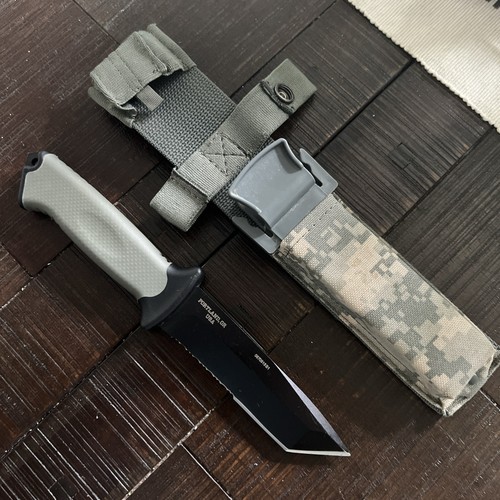 Rare Genuine Gerber Prodigy Foliage green Tanto Knife ACU Camo Sheath ...