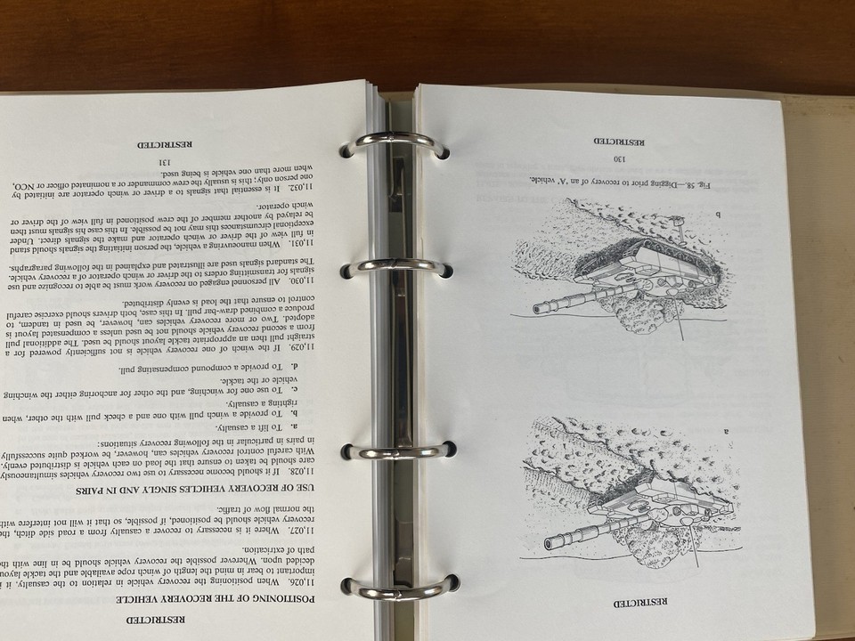 REME Recovery Manual Dated 1978 | eBay UK