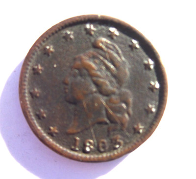 1863 ARMY AND NAVY Civil War LIBERTY CAP TYPE NICE COPPER TOKEN | eBay