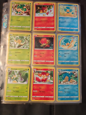 Pokemon Card Pansage Pansear Panpour Simisage Simisear Simipour 9 Card ...