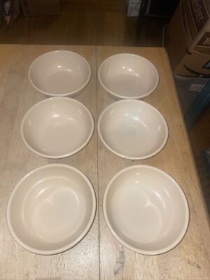6 Dallas Ware Melamine Beige Bowls 5 1/4" | eBay