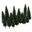 40pcs Model Pine Trees Deep Green Christmas Village HO O N Scale ...