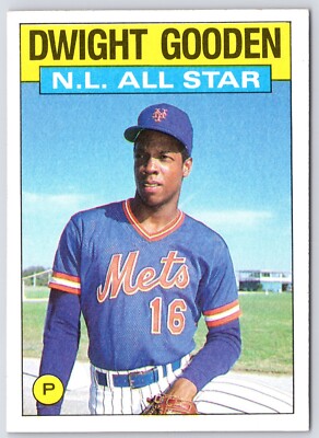 DWIGHT GOODEN ALL-STAR 1986 TOPPS 86 NO 709 NRMINT+ 56688 | eBay