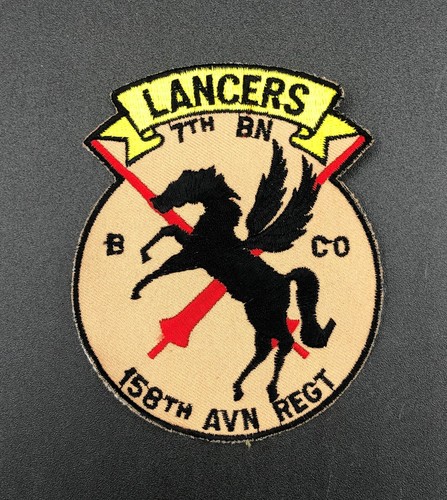 7th BN B Co 158th AVN REGT Lancers Army Aviation Patch OEF OIF | eBay