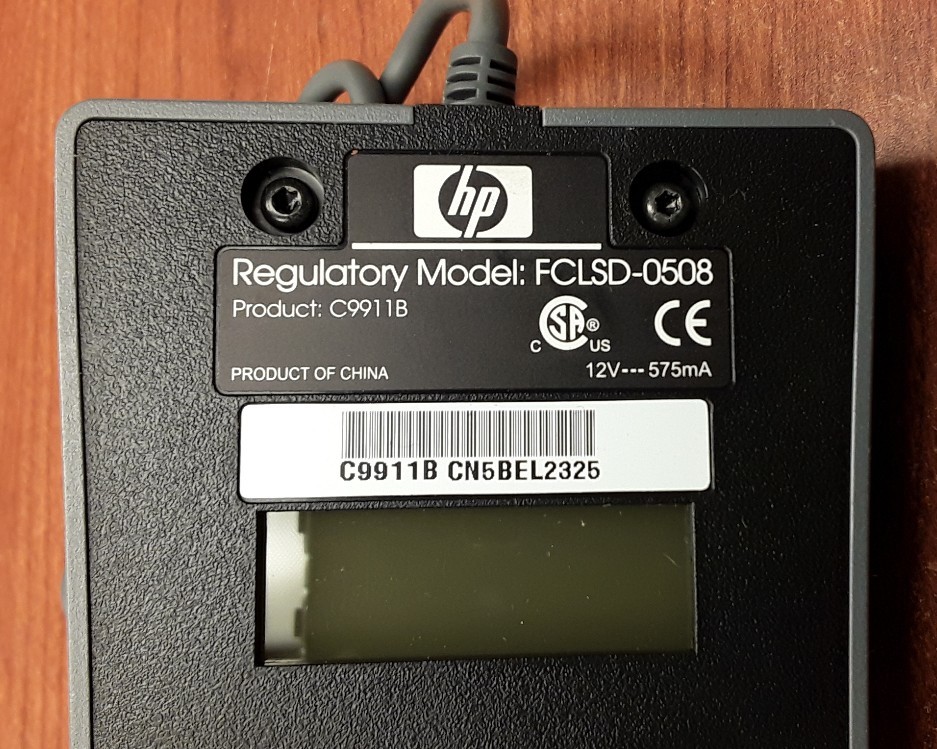 HP Scanjet TMA Regulatory Model: FCLSD-0508, C9911B | eBay