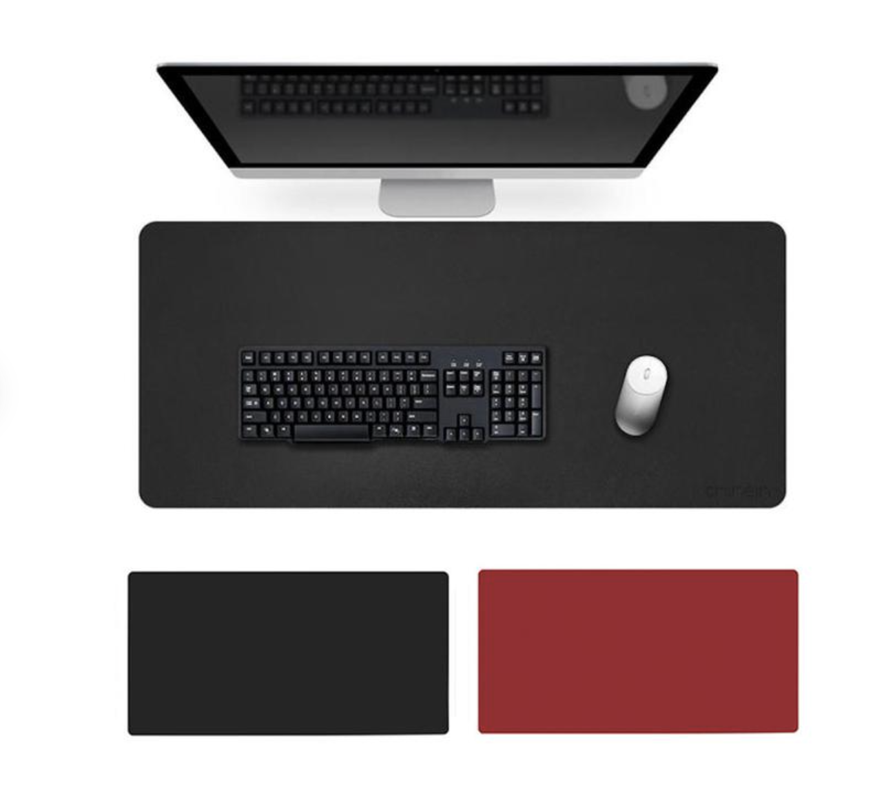 XLarge Leather Gaming Keyboard Mouse Pad Waterproof Office Desk Mat ...
