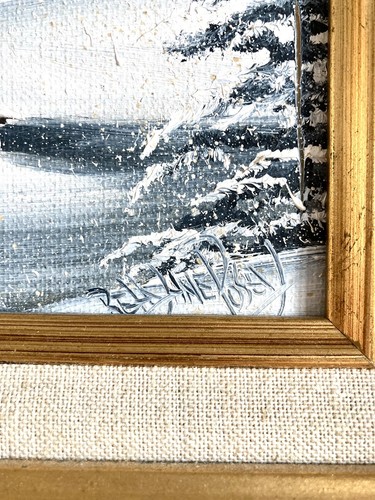 Original Betty Jane Posey SIGNED Framed Painting Landscape Tennessee ...