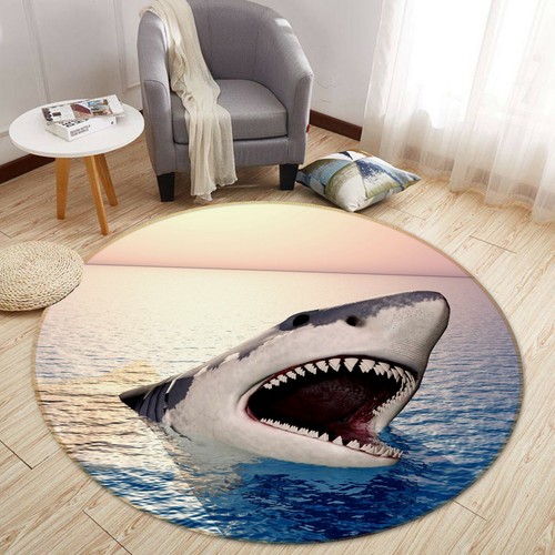 3D Sea Shark O179 Animal Non Slip Rug Mat Elegant Photo Carpet Fay ...