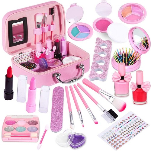 kids makeup kit for girl - little girls real make up set washable ...