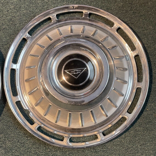 1963 Chevy Corvair Hubcaps Wheel Covers 13" x2 Estate Find | eBay
