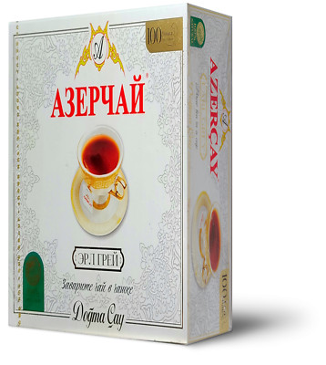 AzerCay EARL GREY Black Tea with Bergamot 100*2gr TEA BAGS с Ароматом ...