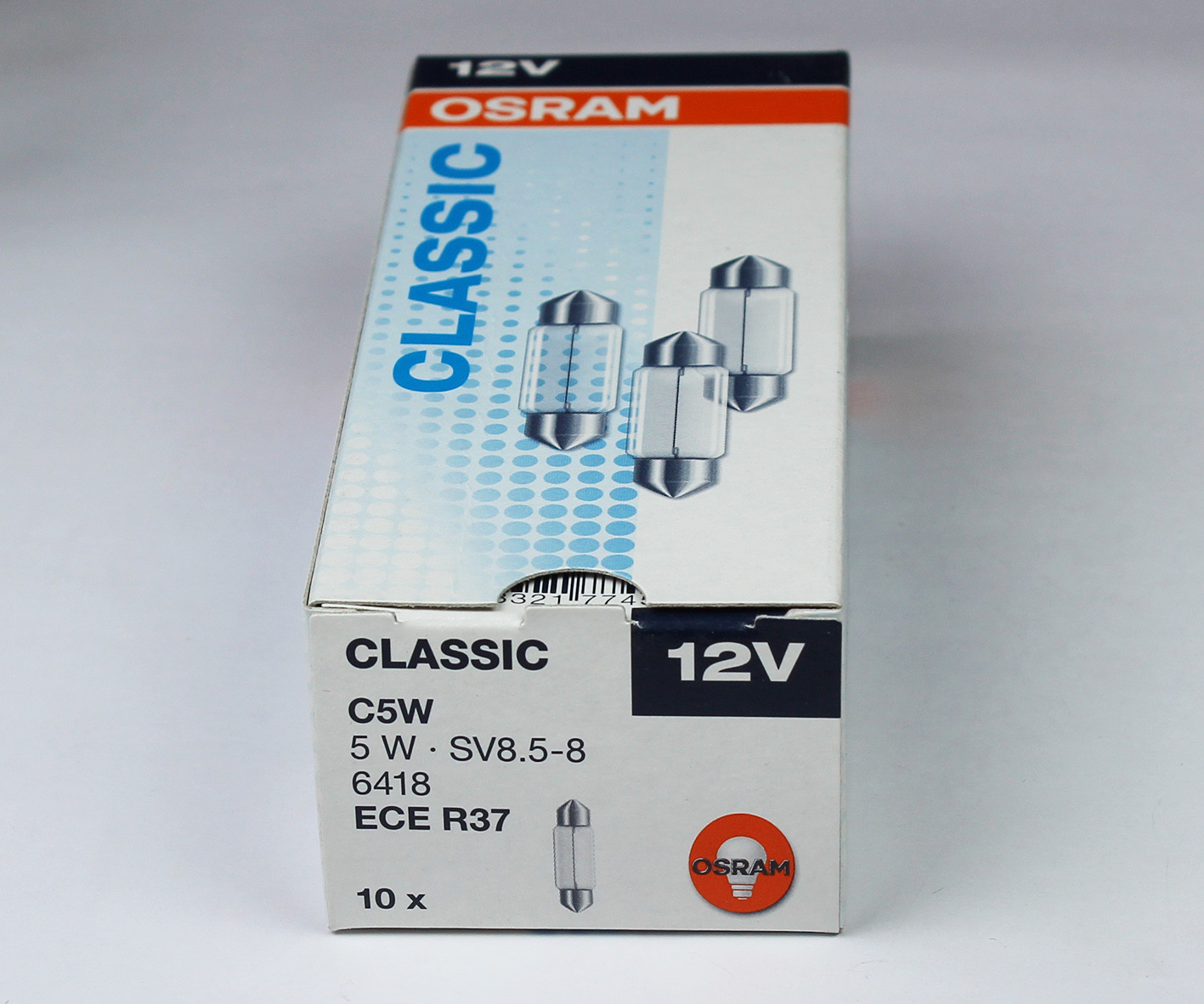 10PCS osram 6418 12V5W C5W SV8,5-8 36MM car light Soffitte Tubular Lamp ...