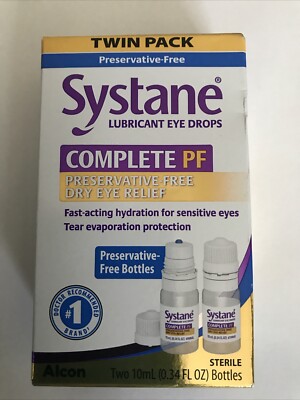 Systane COMPLETE PF Dryness Relief Eye Drops - Twin Pack(exp 2027+ | eBay