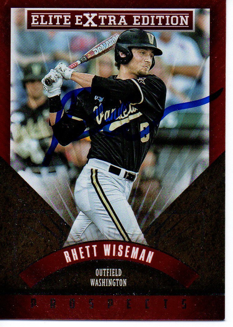 Rhett Wiseman Vanderbilt 2015 Panini Elite Signed Card | eBay