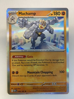 Machamp 68/165 Holo Rare Scarlet & Violet 151 Pokemon Trading Card TCG ...