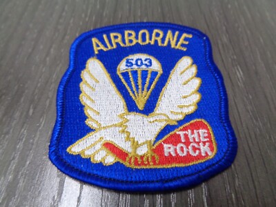 503rd AIRBORNE INFANTRY REGIMENT US ARMY PATCH "The Rock" VETERANS ...