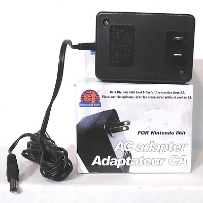 NES 8 Bit AC Adaptor Third Party Nintendo New Adapter Power Supply AC ...