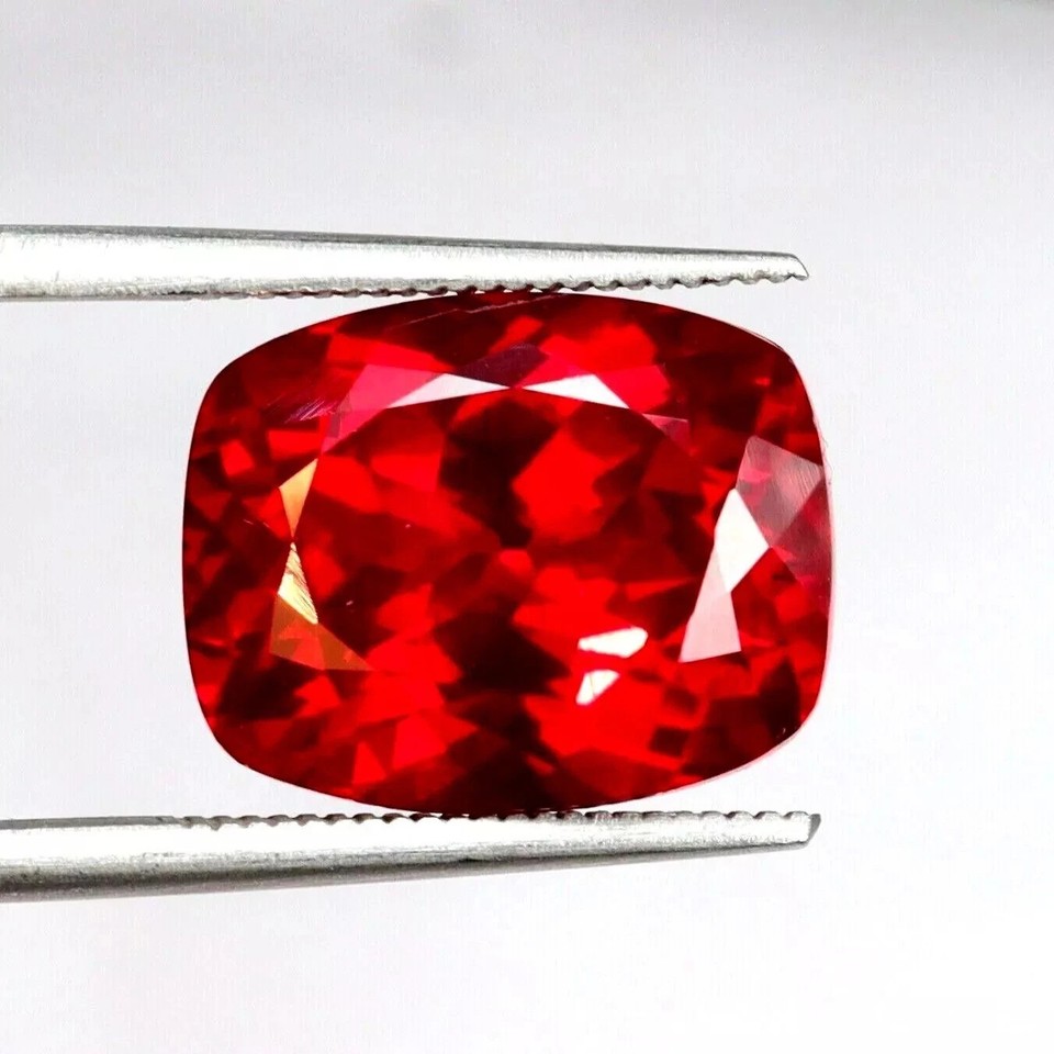Natural Mogok Red Ruby 12.15 Ct Cushion Cut EGL Certified Loose SG ...