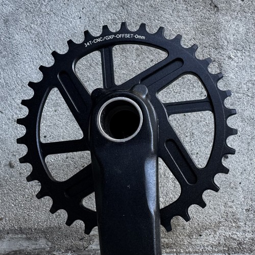 NEW Ultralight Kids Bike CNC Hollow Tech 127mm Cranks Crankset 34t Gxp ...