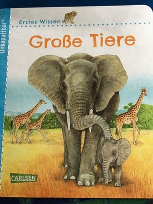 Carlsen Verlag - erstes Wissen - Große Tiere - unkaputtbar | eBay.de