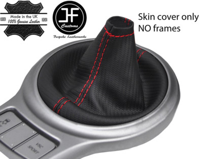 RED STITCHING CARBON VINYL SHIFT BOOT FOR SCION FR-S SUBARU BRZ 2012 ...