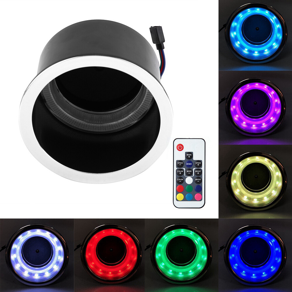 *Plastic RGB LED Light Drink Cup Holder With Remote Control Marine Boat ...