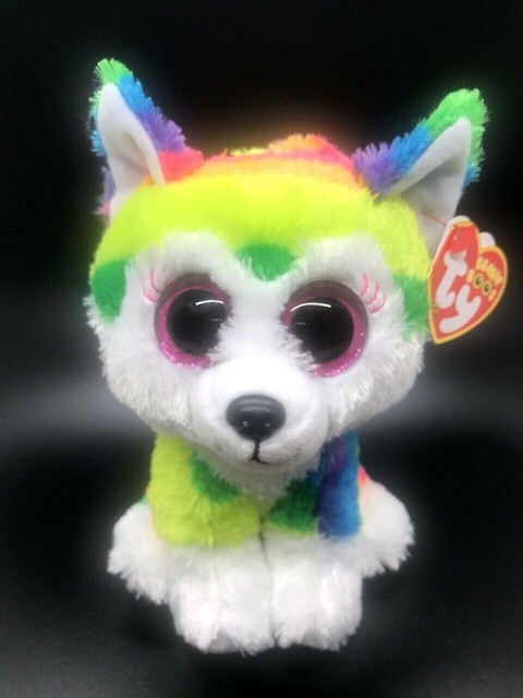 Ty Beanie Boos River The 6" Multi Color Wolf GWL 2016 in Hand for sale ...