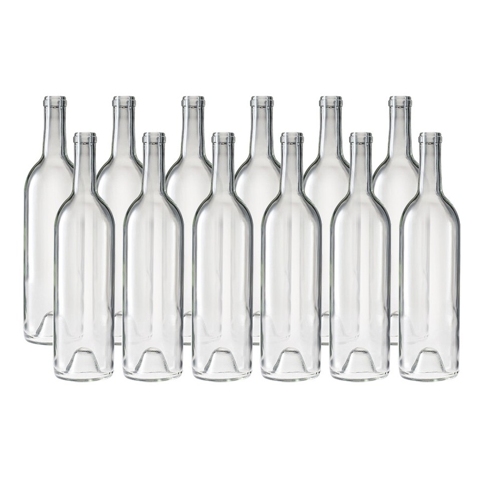 Wine Bottles (Clear) PUNTED BOTTOM - 750ml Case of 12 | eBay