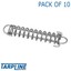 Guy Rope Trace Springs 150mm - Pack of 10 For Tents, Awnings, Gazebos ...