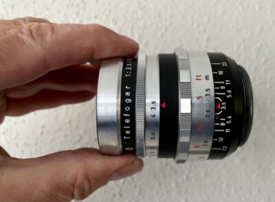 RARE! M42 Meyer-Optik Görlitz Telefogar V 90mm F3.5 Objektiv M42-Mount ...