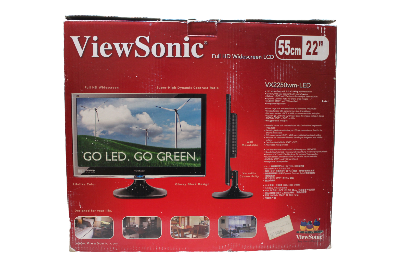 ViewSonic VX2250WM LED LCD Monitor for sale online | eBay