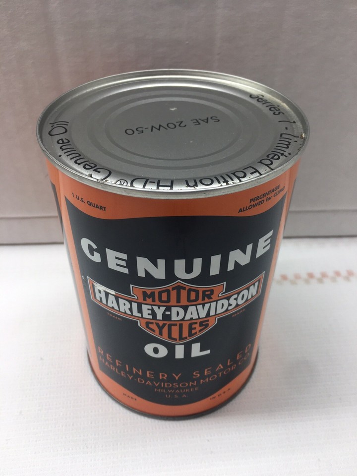 Harley Davidson Genuine 1 QT SAE 20W-50 Oil for Motorcycles Sealed ...