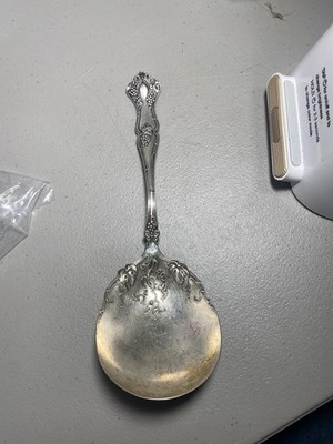 1847 Rogers Bros VINTAGE PATTERN SALAD/BERRY SPOON 9" XS TRIPLE ...