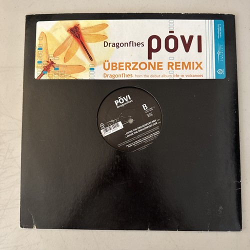 Dragonflies Povi Uberzone Remix 12" Single Vinyl VG/VG Tested ...
