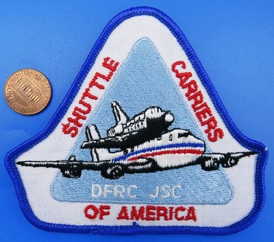 NASA PATCH vtg Shuttle Carriers of America DFRC JSC Aircraft 4" | eBay