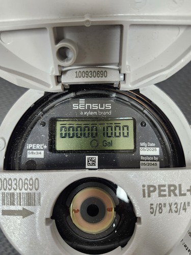 Sensus iPERL Short Water Meter - MTR 5/8-3/4 IPERL+ 8WHL1A.1G 3TS SMART ...