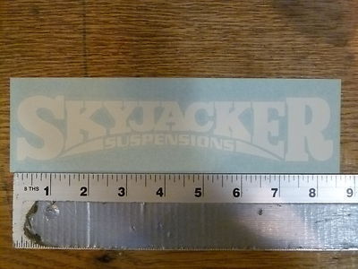 Skyjacker Red Die Cut Sticker Decal | eBay