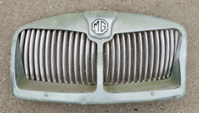 Rare Vintage 1950's 1960's MG Car Front Grille Assembly 61 MGA Morris ...