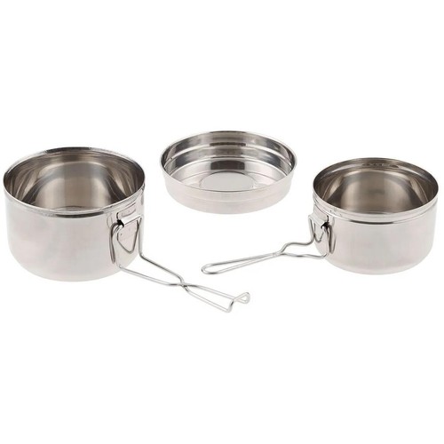 Original Czech Army stainless steel mess tin set camping outdoor ...
