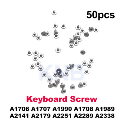 50Pcs New Keyboard Screws For Macbook Pro Retina A1706 A1708 A2179 ...