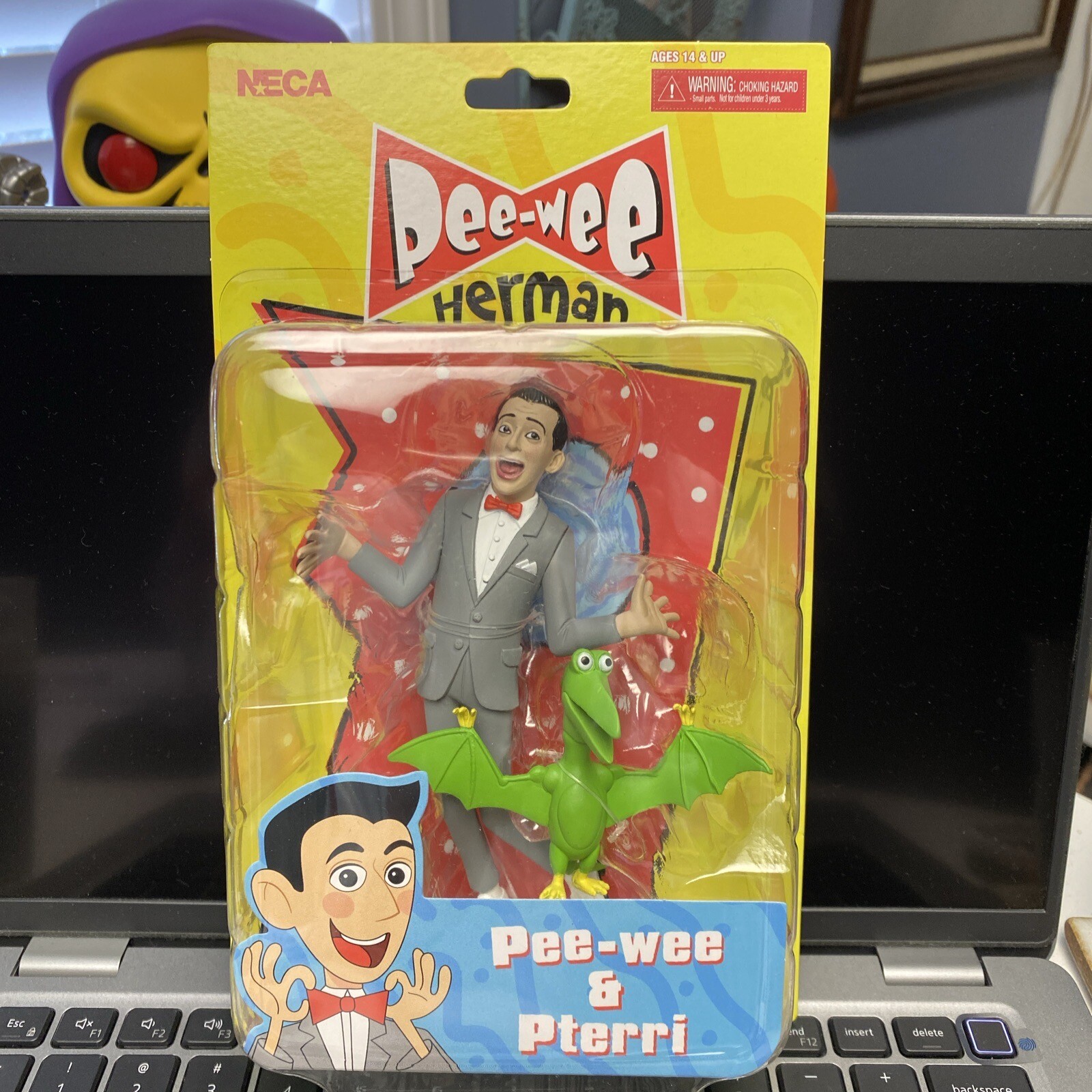 NEW NECA PEE-WEE HERMAN PEE-WEE & PTERRI ACTION FIGURE PLAYHOUSE | eBay