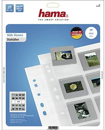 Hama Slide Storage Sleeves Each Holding 20 Mounted Slides 5 X 5 Cm ...